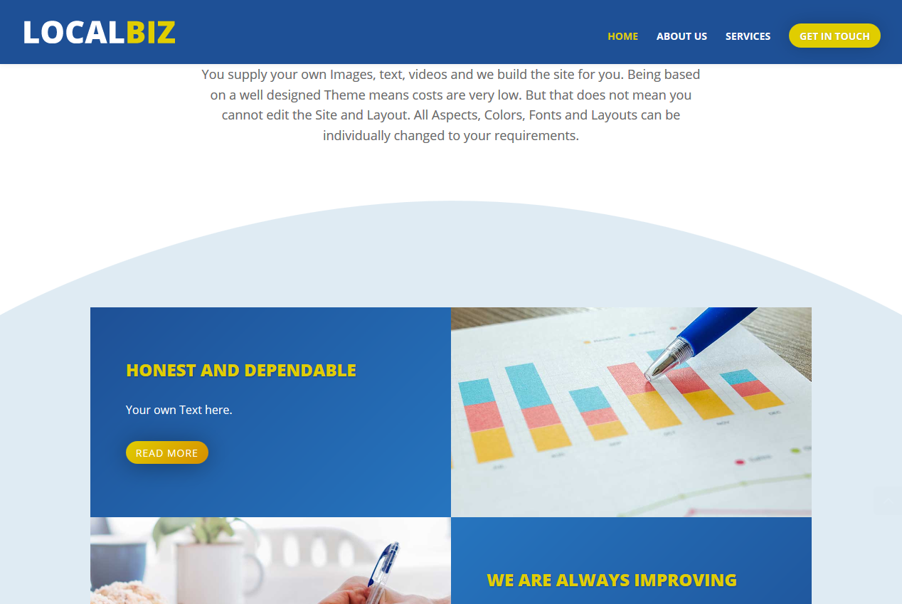 Divi Theme based Website Design – ManfredK